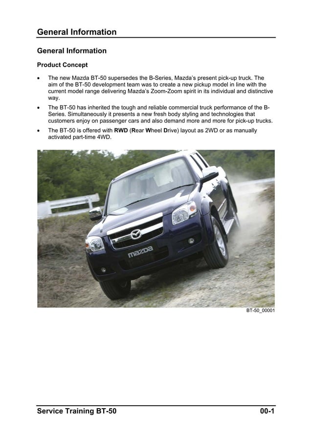 Bt 50 en repair manual | PDF | Auto Type | Automotive