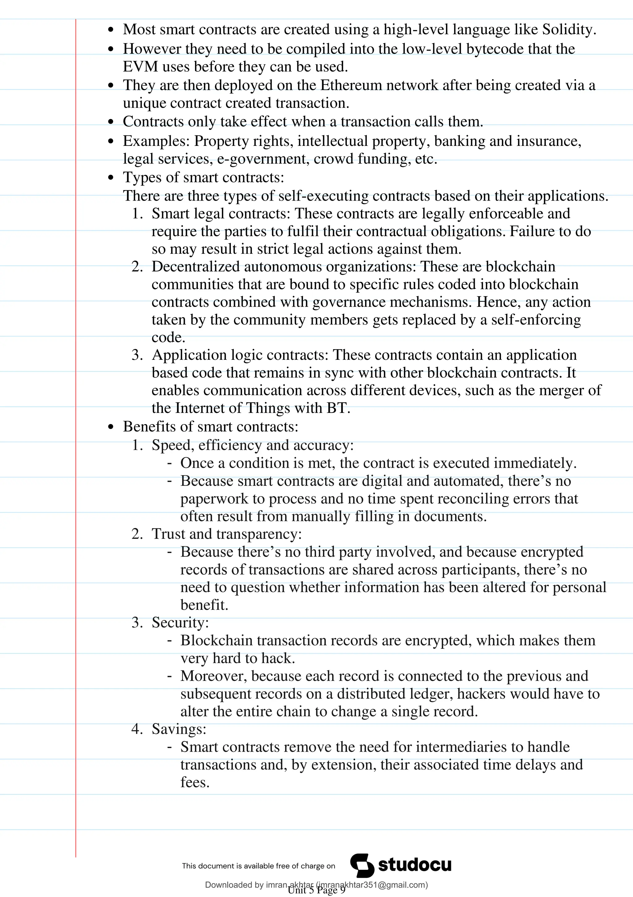 blockchain technology note-unit-5-notes.pdf for sppu engineering ...