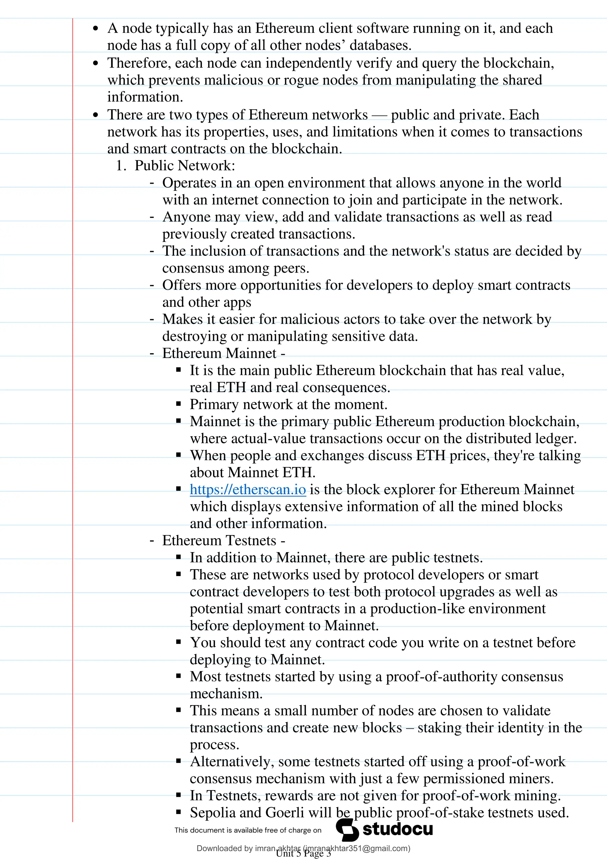 blockchain technology note-unit-5-notes.pdf for sppu engineering ...