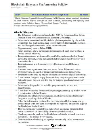 blockchain technology note-unit-5-notes.pdf for sppu engineering ...