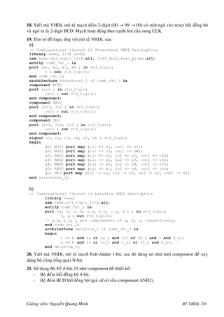Bt vhdl | PDF
