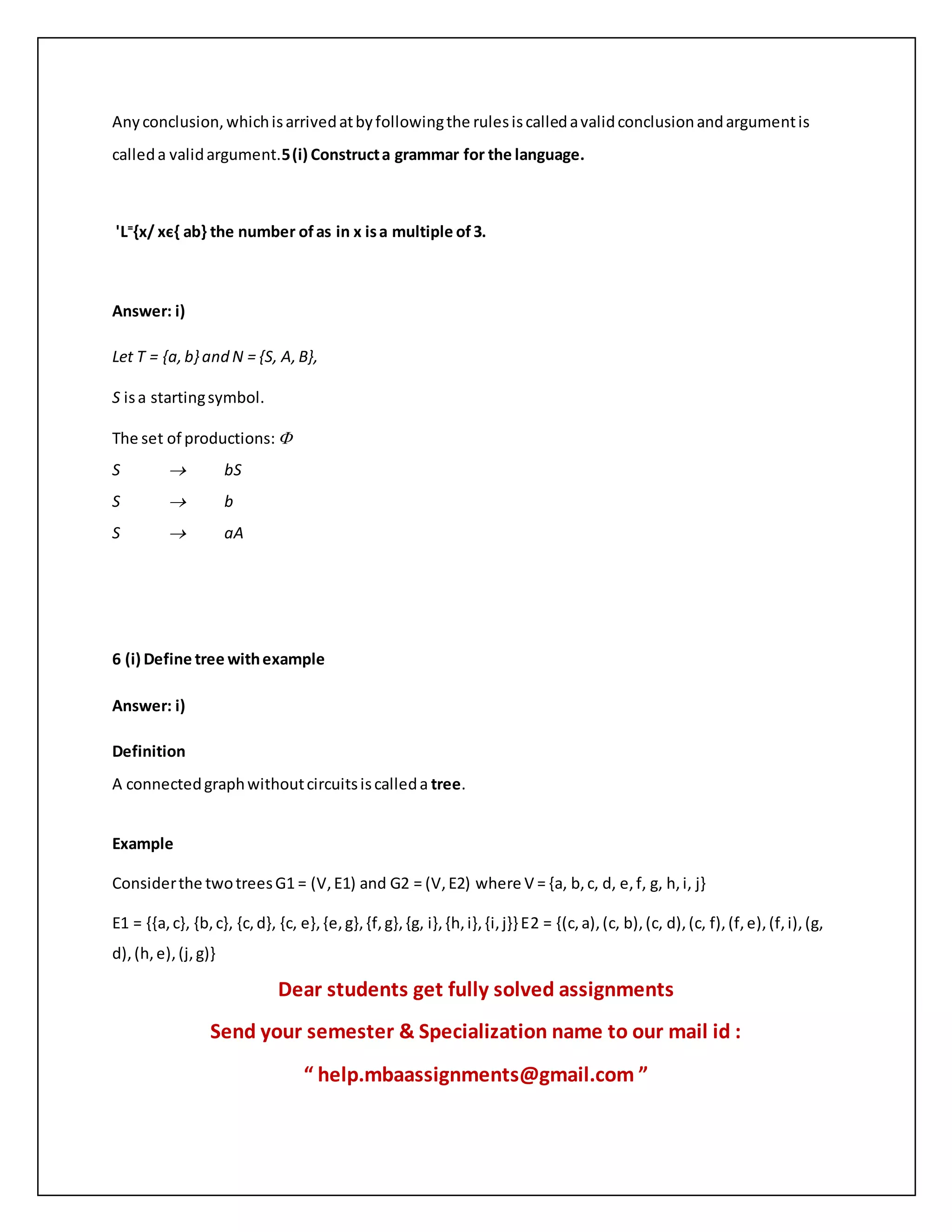 Bt0069 discrete mathematics | PDF