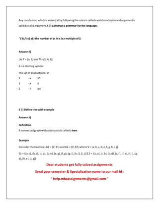 Bt0069 discrete mathematics | PDF