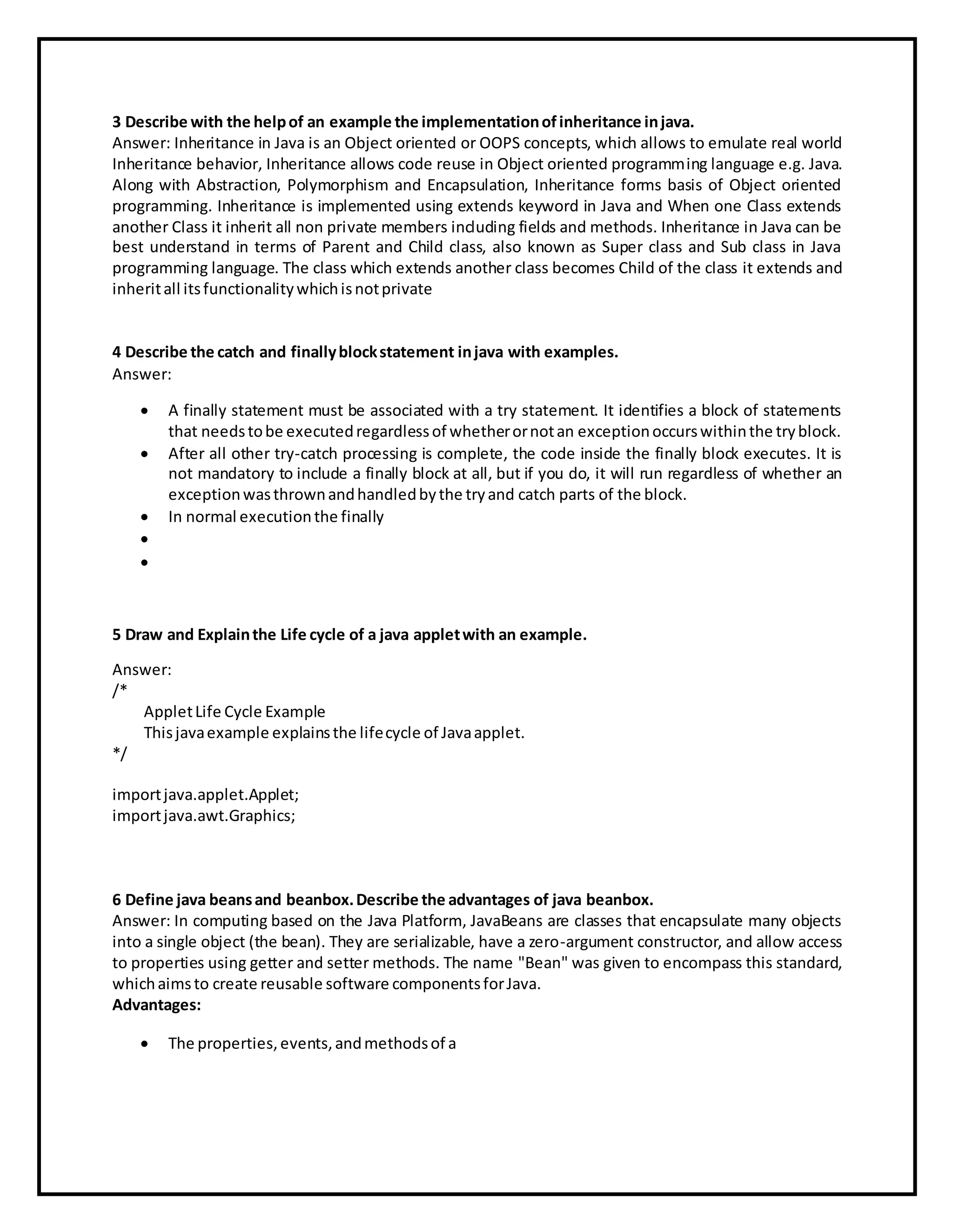 Bt0074, oops with java | PDF