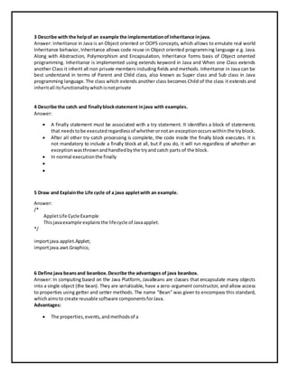 Bt0074, oops with java | PDF