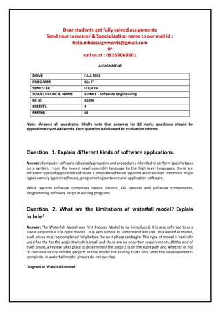 Bt0081 software engineering | DOCX