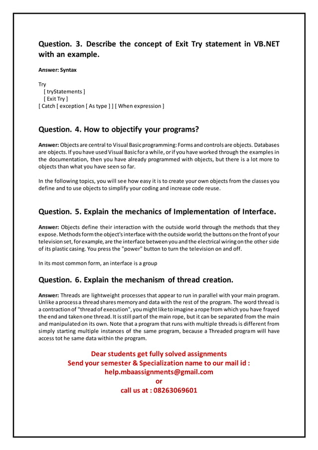 Bt0082 visual basic | DOCX