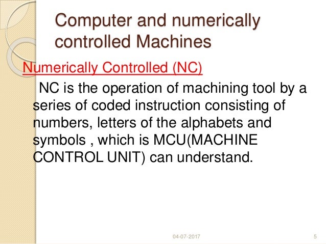 introduction to CNC machine.