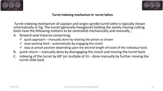 lathe machining ...center and turrent lathe | PPTX