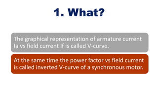 V Curve and Inverted V Curves | PPTX