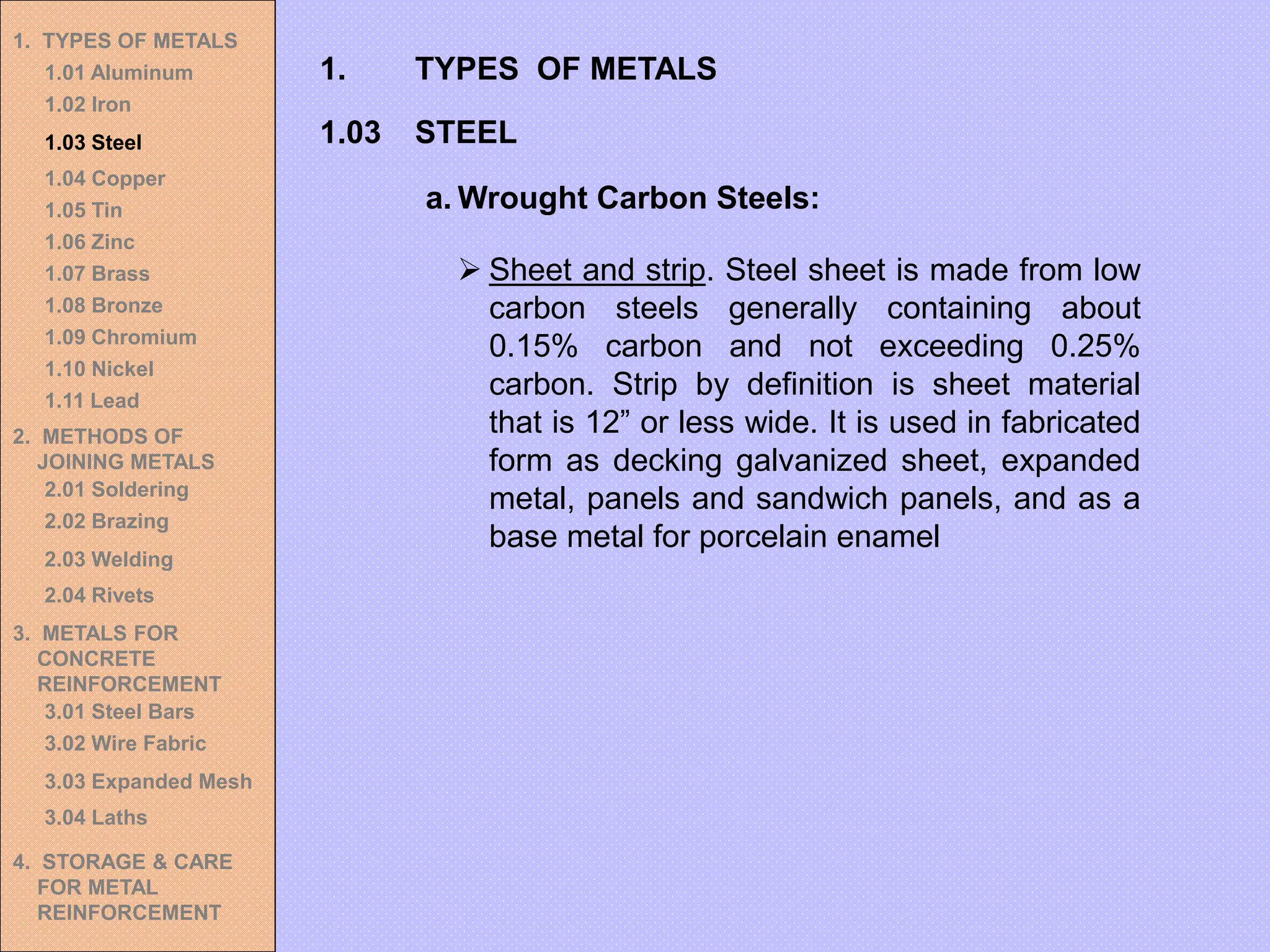 Building technology 1_ Division 05 METALS.pdf