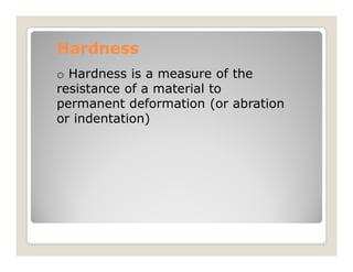 introduction to engineering materials | PDF