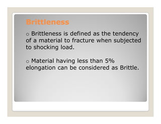 introduction to engineering materials | PDF