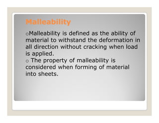 introduction to engineering materials | PDF
