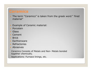 introduction to engineering materials | PDF