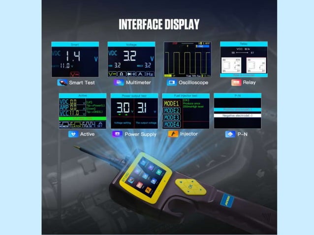 Bt280 AUTOOL Power Circuit Probe Kit, 9-30V Automotive Electrical ...
