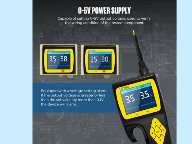 Bt280 AUTOOL Power Circuit Probe Kit, 9-30V Automotive Electrical ...