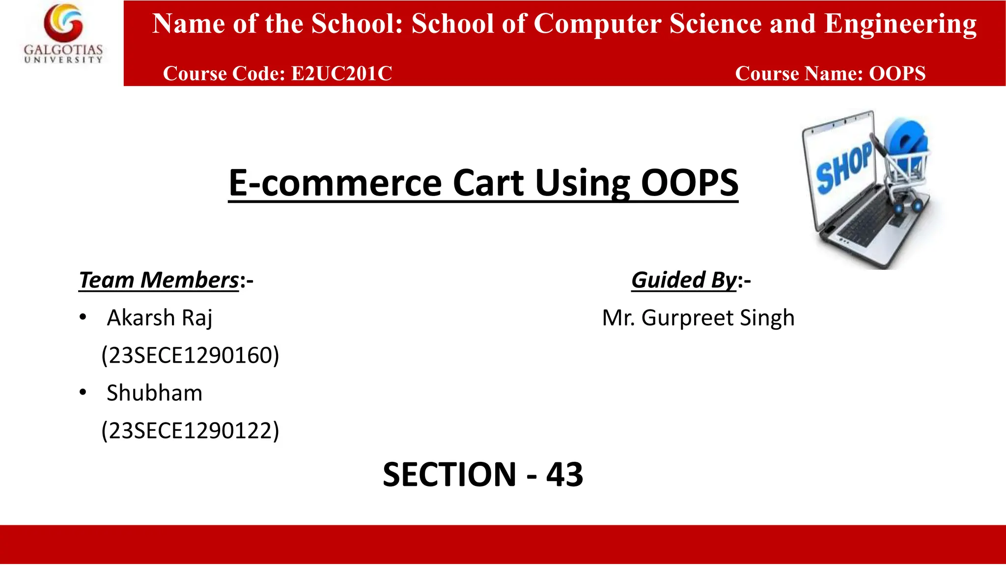 E-commerce cart using oops in Python.pptx
