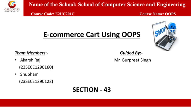 E-commerce cart using oops in Python.pptx