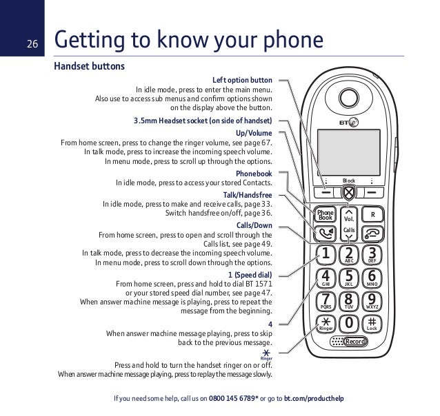 BT 4600 Digital Cordless Telephone User Guide