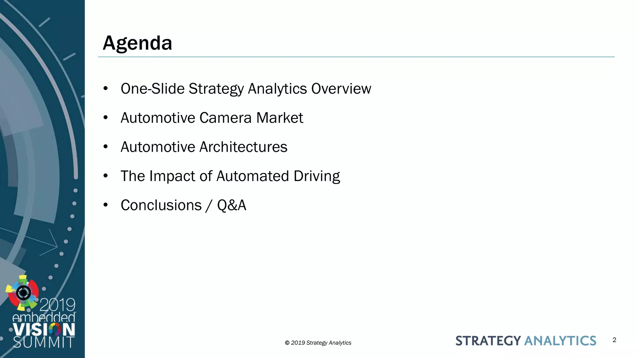 "Automotive Vision Systems— Seeing the Way Forward," a Presentation ...
