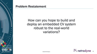 "Addressing Corner Cases in Embedded Computer Vision Applications," a ...
