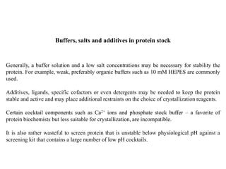 BT631-12-X-ray_crystallography_protein_crystallization | PDF