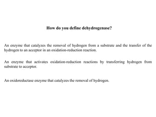 BT631-28-Dehydrogenases | PPT