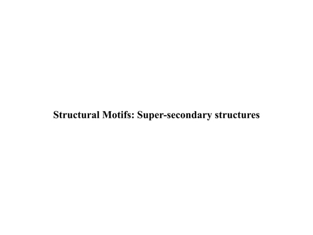 BT631-6-structural_motifs | PDF | Programming Languages | Computing