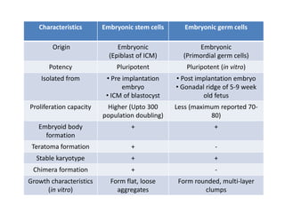 PRODUCTION AND MAINTENANCE OF EMBRYONIC STEM CELLS | PPTX