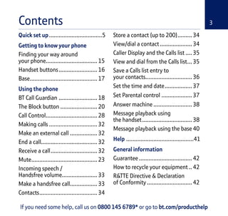 BT 8600 Digital Cordless Telephones User Guide | PDF