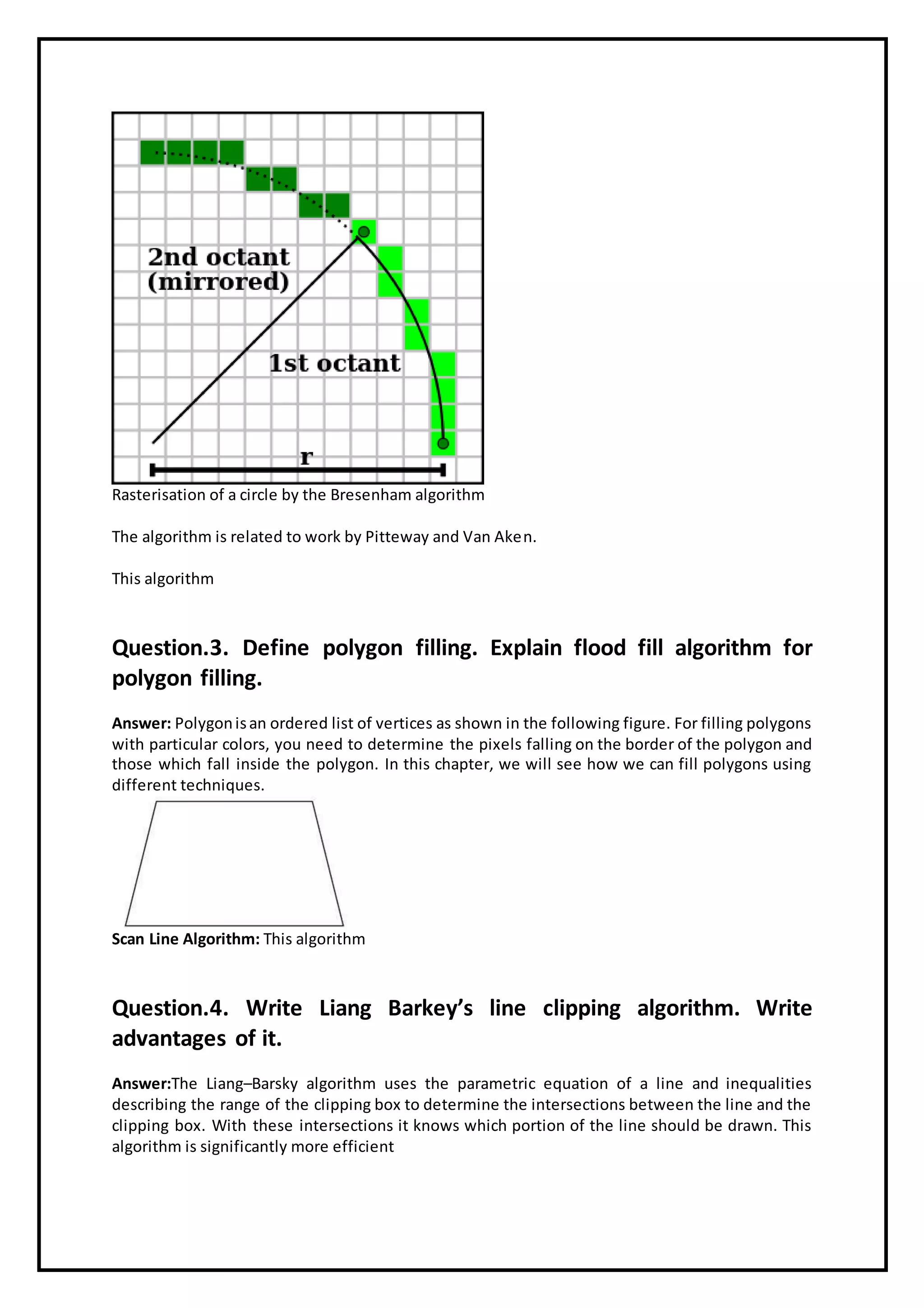 Bt9301 computer graphics | DOCX | 3-D Graphics | Computer Software and Applications