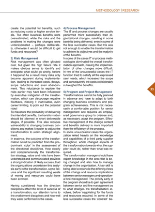 BTA Online 360 Journal - Success and Failure in Transformation | PDF