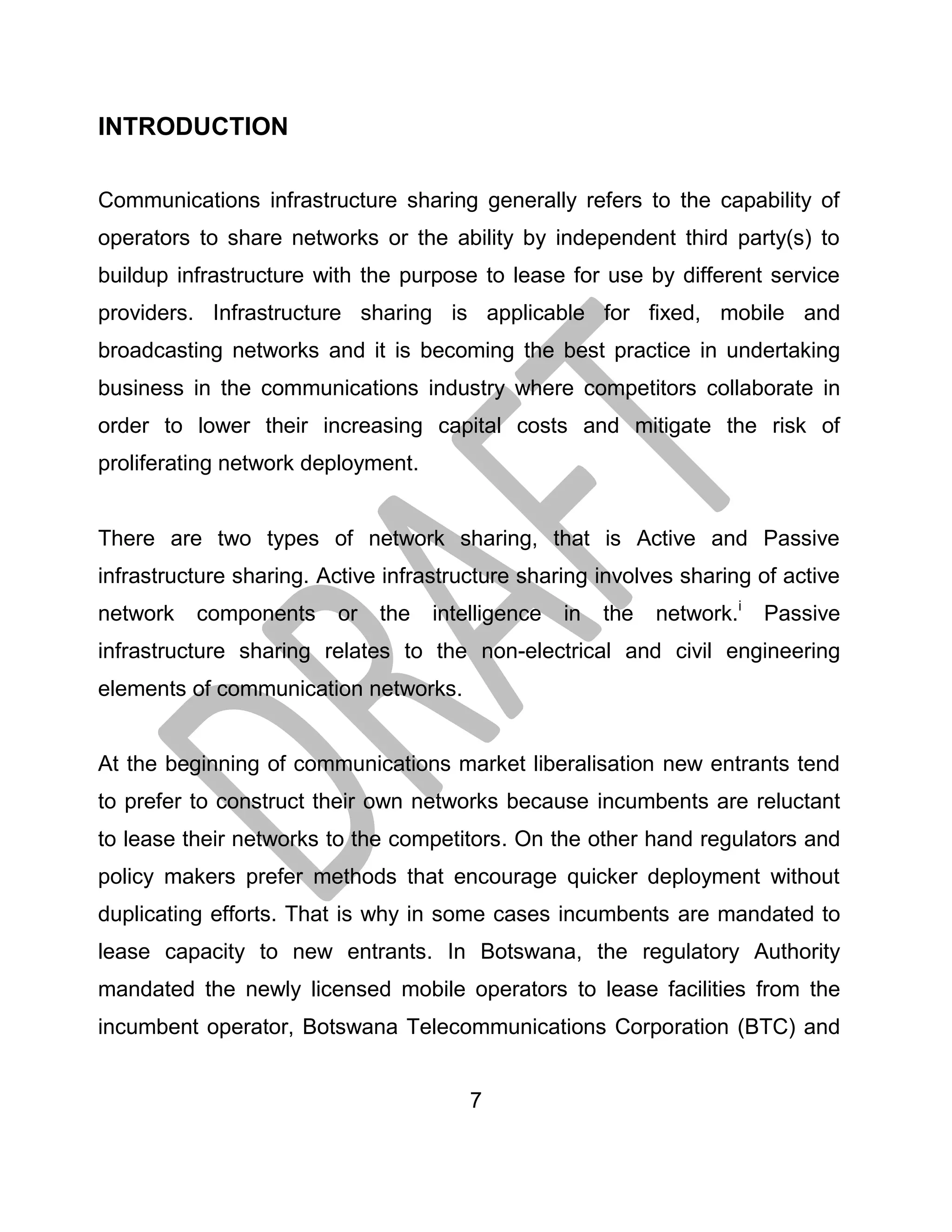 Bta's concept paper_on_sharing_communication_infrastructure | PDF