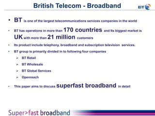 BT Broadband Strategy | PPTX
