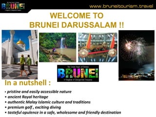 Brunei Tourism presentation | PPTX