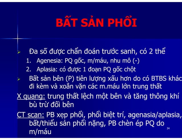 Radiology in Congenital Pulmonary Diseases - HCM UMP | PPT