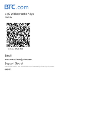 Btc.com bitcoin wallet recovery backup sheet mywallet-3a1b4b5cff9ed6cd ...