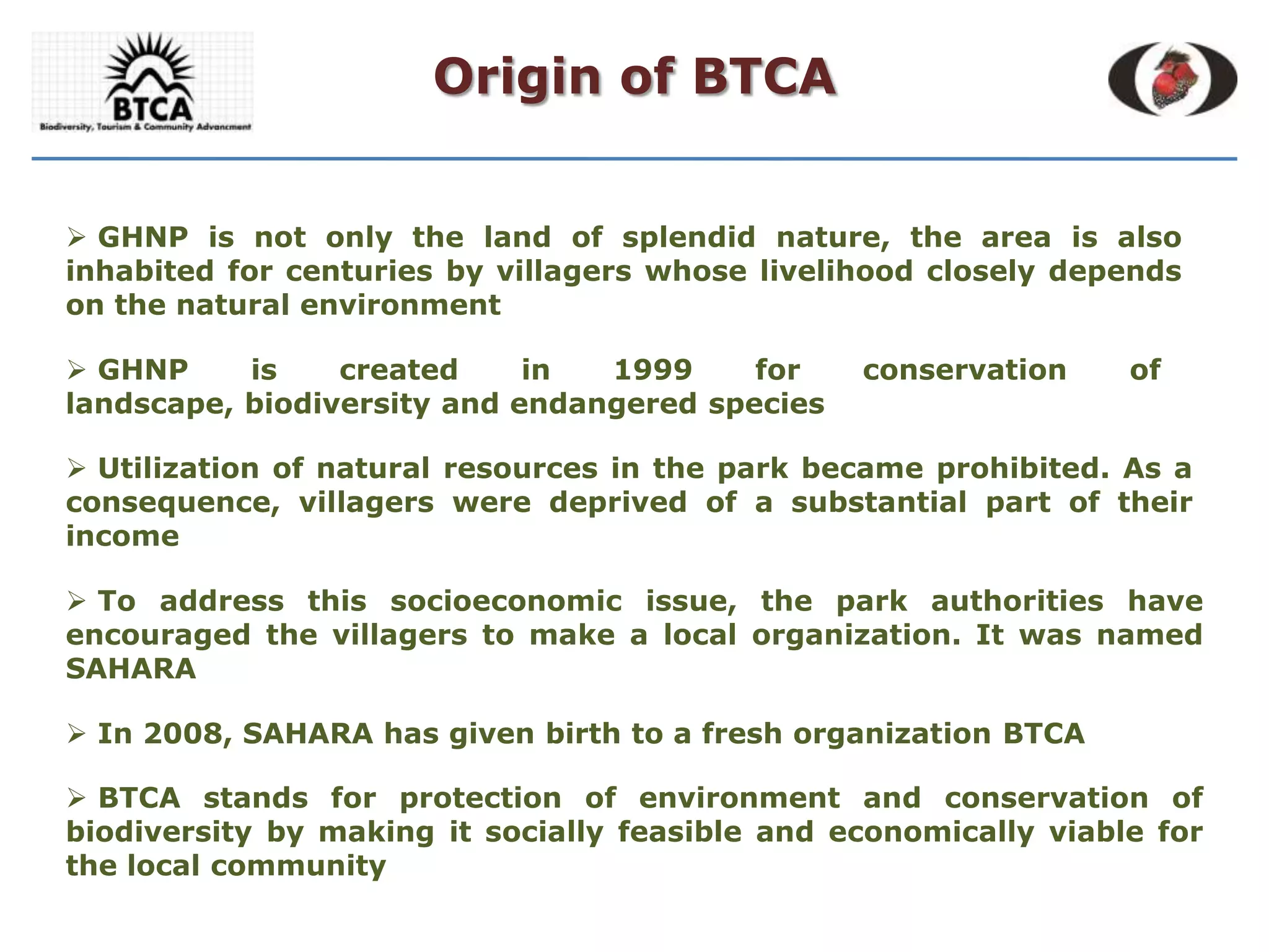 Btca presentation english (1) | PPT