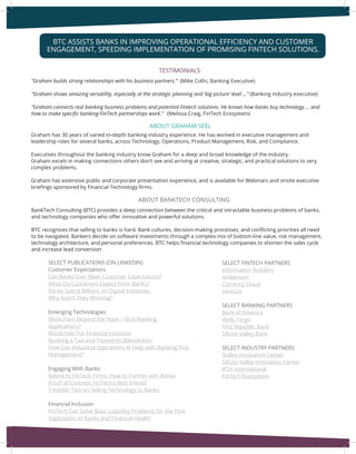 BankTech Consulting Brochure | PDF