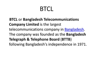 Btcl | PPTX