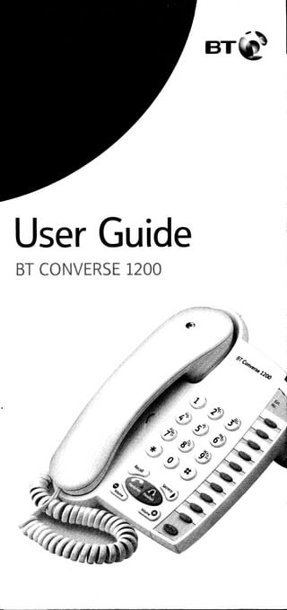 Bt converse 1200 Bt decor 110 user manual from Telephones Online www ...