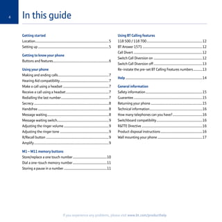 Bt converse 2200 user guide | PDF