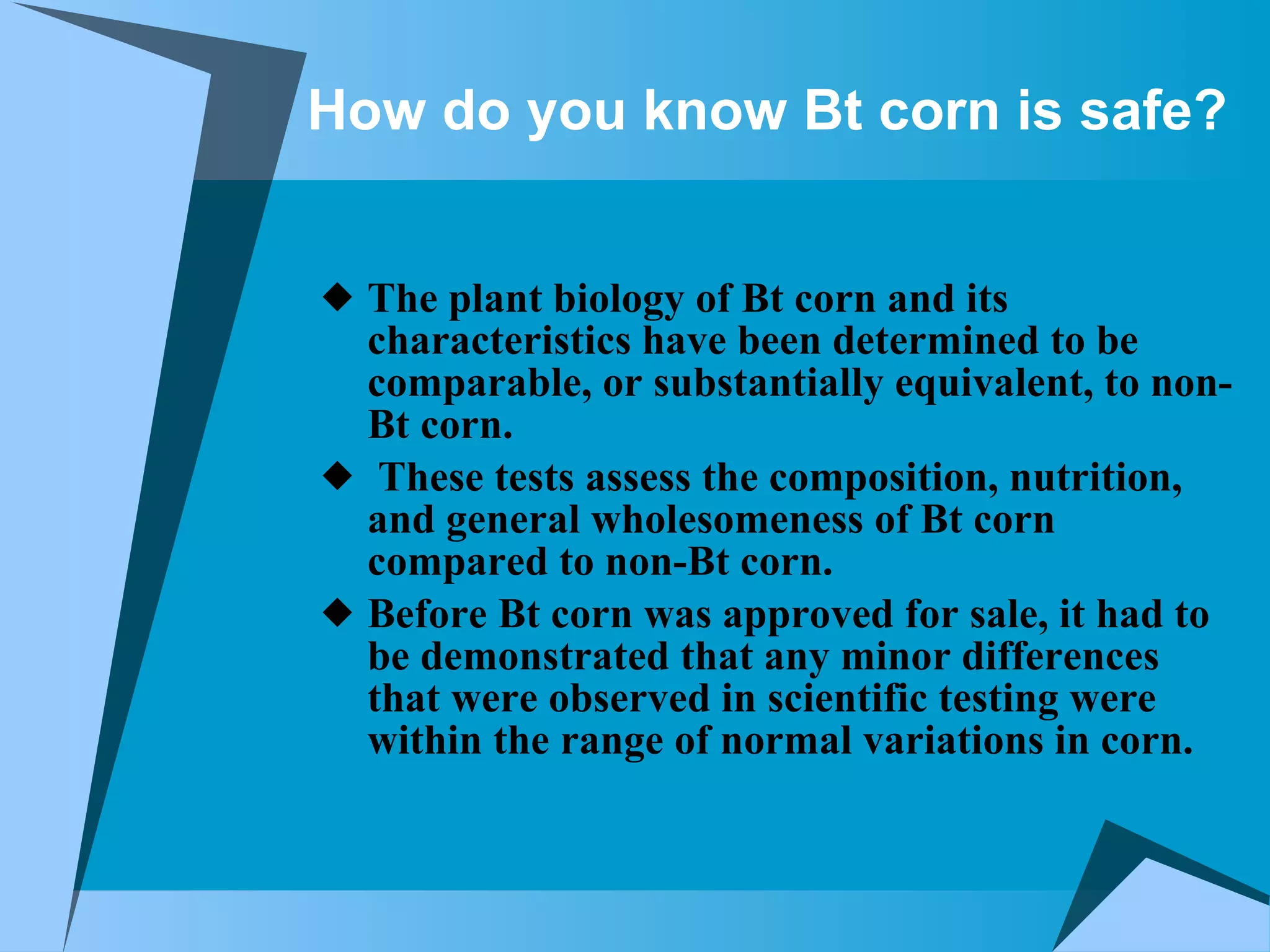 Bt corn | PPT