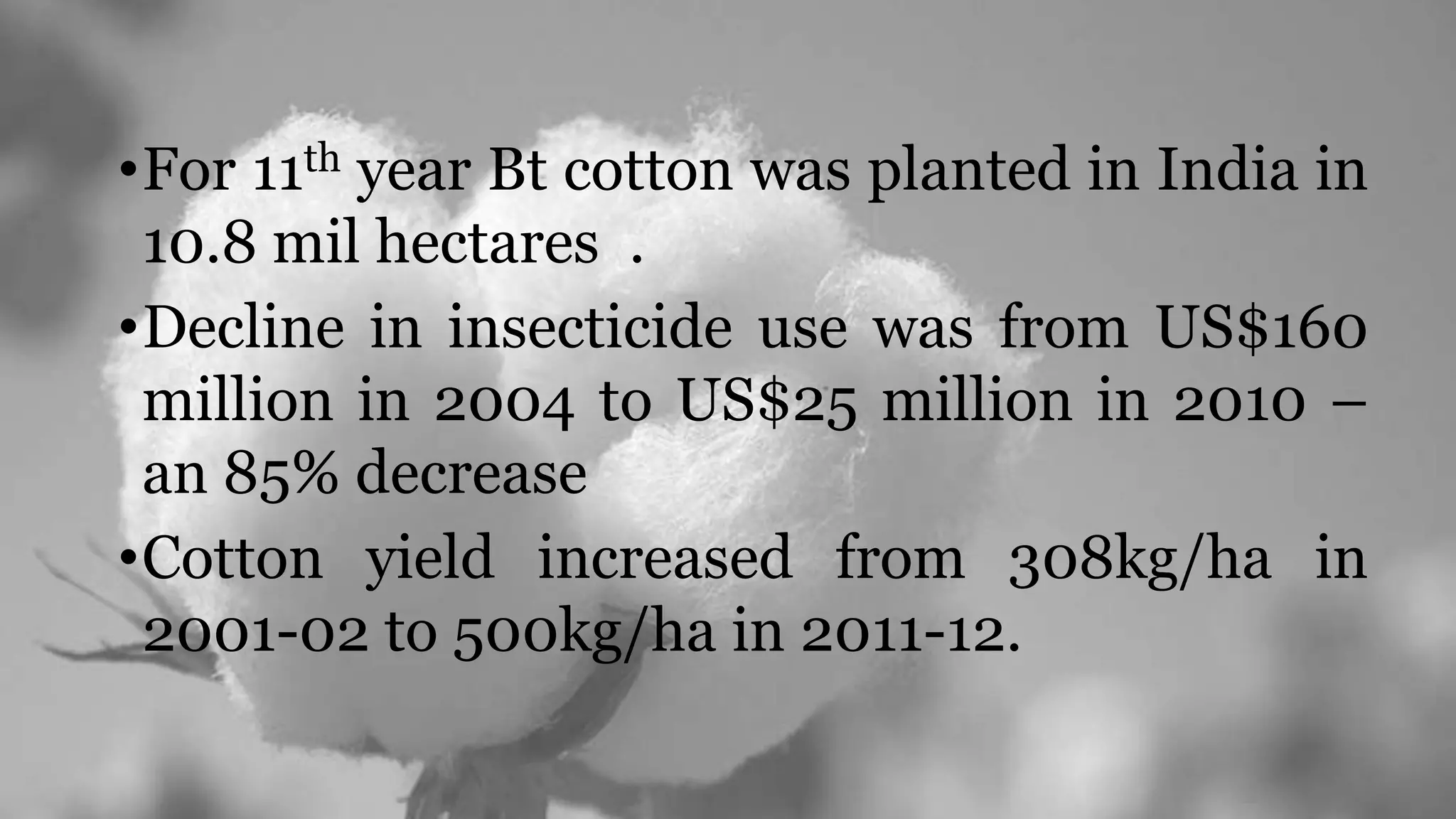 Bt cotton | PPTX