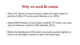 Bt cotton | PPTX