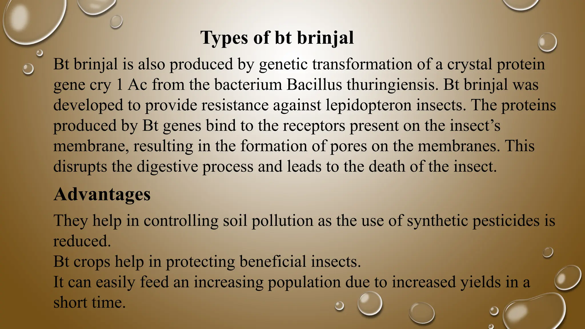 Bt cotton introduction production of bt. | PPTX
