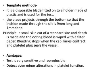BT CT HESS TEST CLOT RETRACTION TIME.pptx