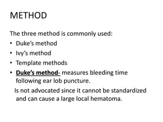 BT CT HESS TEST CLOT RETRACTION TIME.pptx