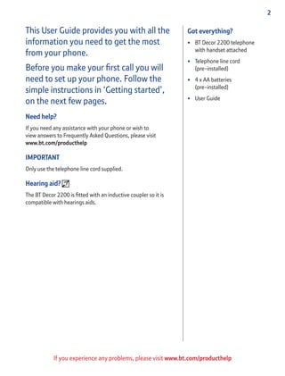 BT Decor 2200 | PDF